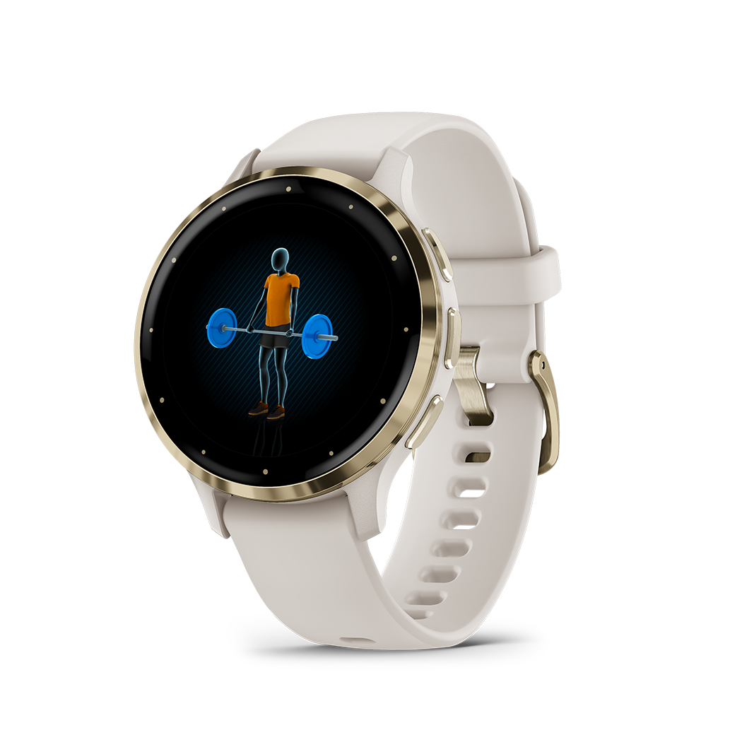 GARMIN Venu3s Ivory / Cream Gold 010-02785-44 IDA-Online